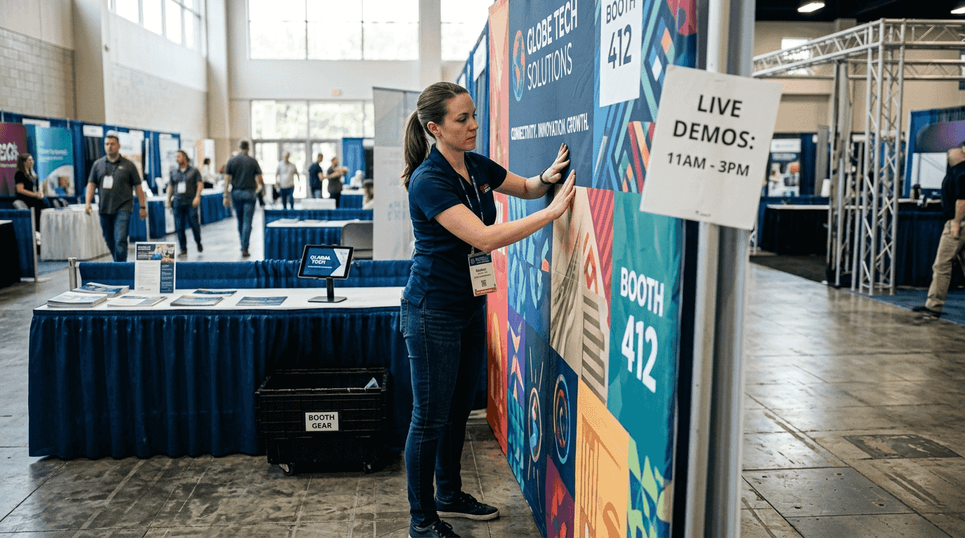 Must-have trade show materials for a standout 2026 booth