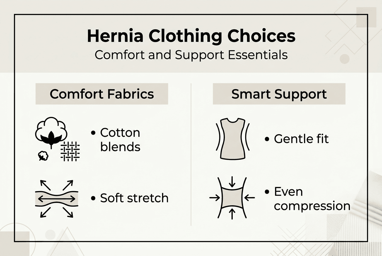 Hernia-friendly clothing guide: comfort and support 2026 – Pesky Hernia ...