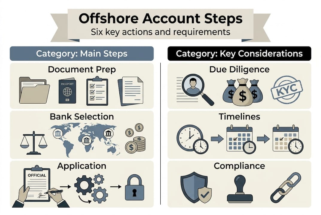 How to open an offshore bank account: step-by-step guide