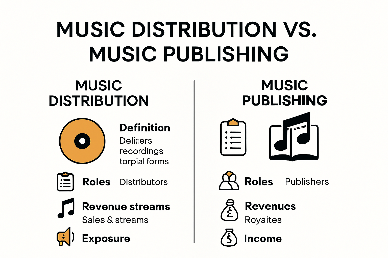 Music Distribution vs Publishing | Music Gateway
