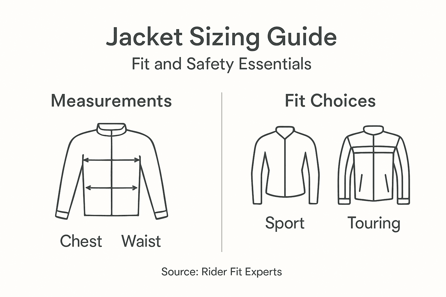 Motorcycle Jacket Sizing Guide for Perfect Fit and Comfort - Maker of ...
