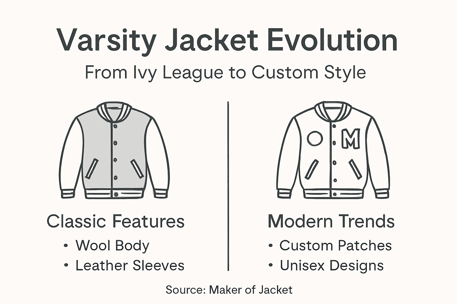 Origins of Varsity Jackets: From Legacy to Custom Style