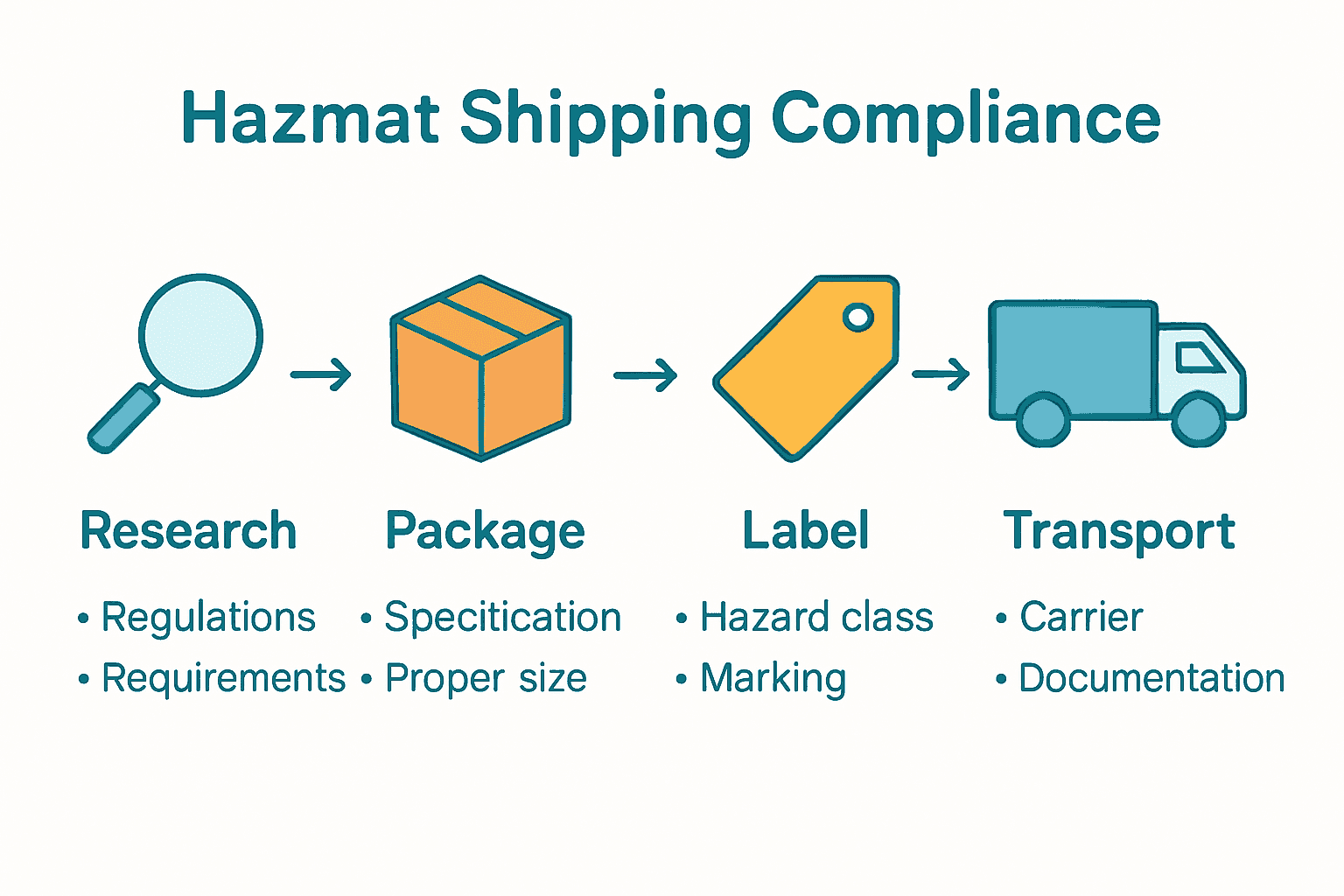 Shipping Hazardous Materials: Step-by-Step Compliance Guide - ORNER
