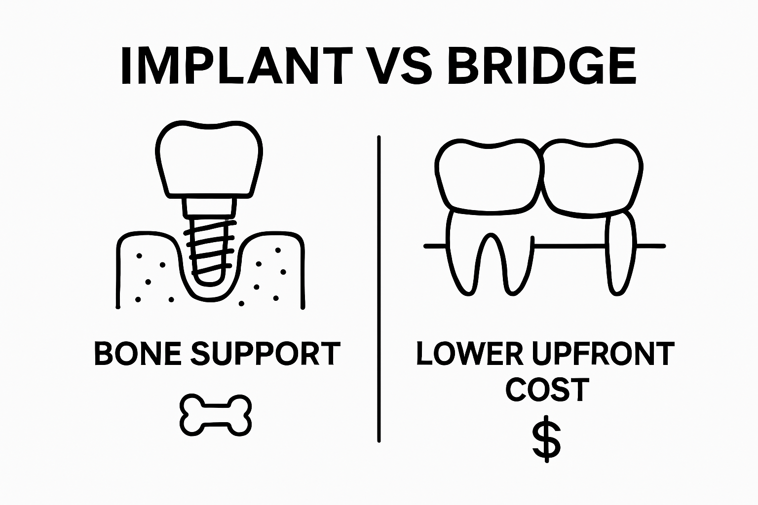 Dental Implants vs Bridges: Understanding Your Options | Paynless