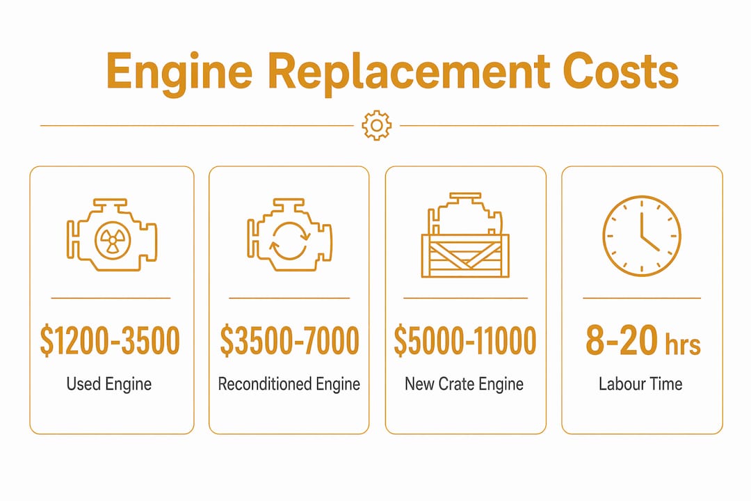 Engine replacement cost breakdown Australia: 2026 guide