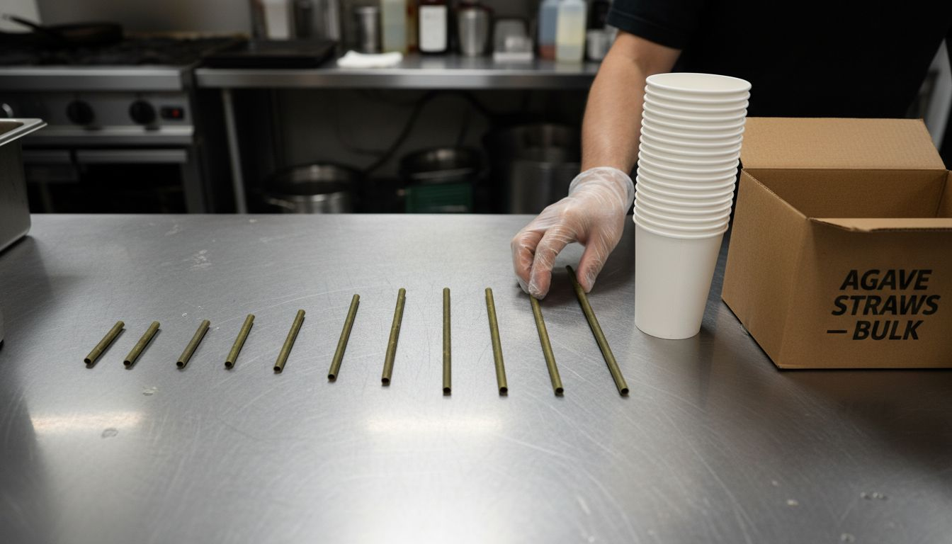 Agave Straws Bulk: Sustainability for Restaurants – The Ocean Straw