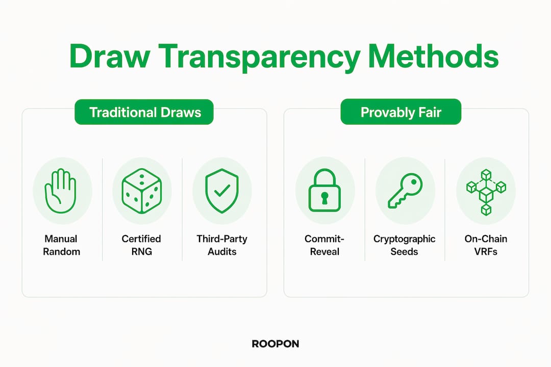 How prize draw transparency works: a 2026 guide | ROOPON