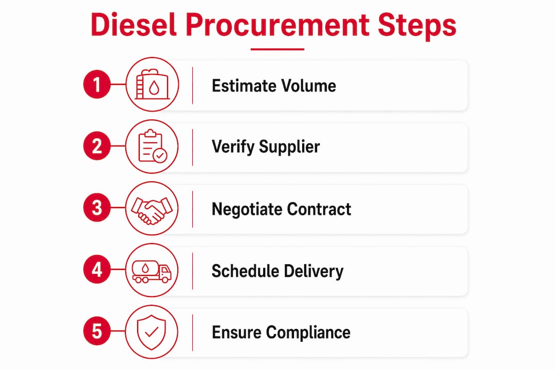 Off-Road Diesel Procurement Process: 2026 Guide