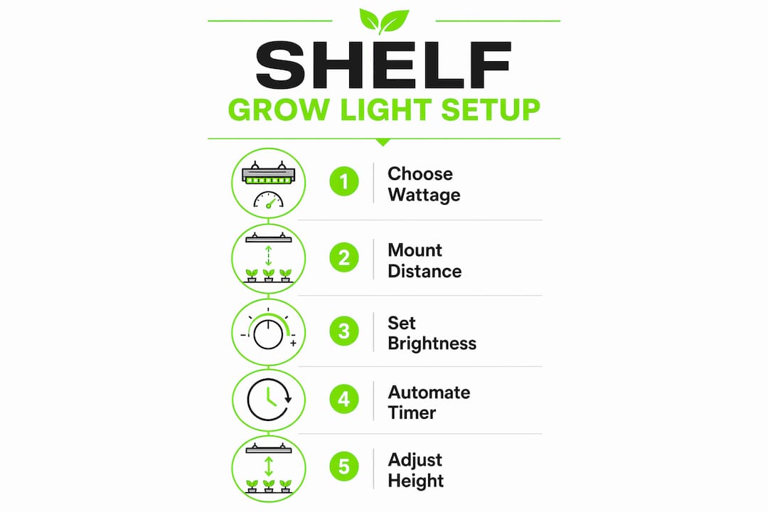 Shelf Grow Light for Urban Garden: 2026 Setup Guide — LED Grow Lights Depot