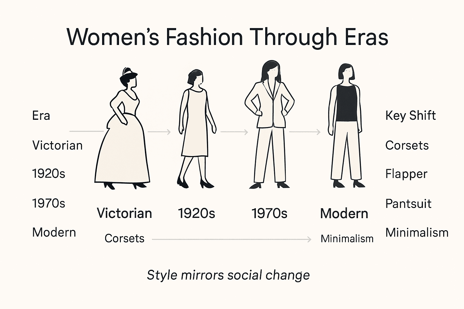 History of Women’s Fashion: Style as Social Freedom – Be Juliet