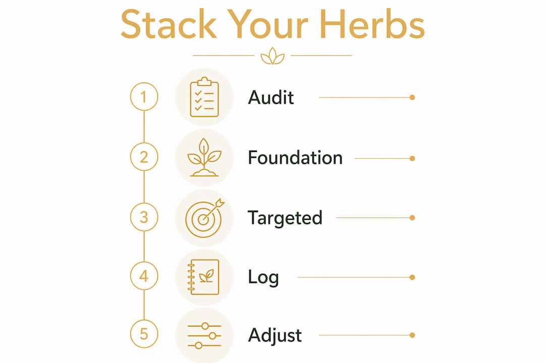 How to stack herbal supplements effectively in 2026