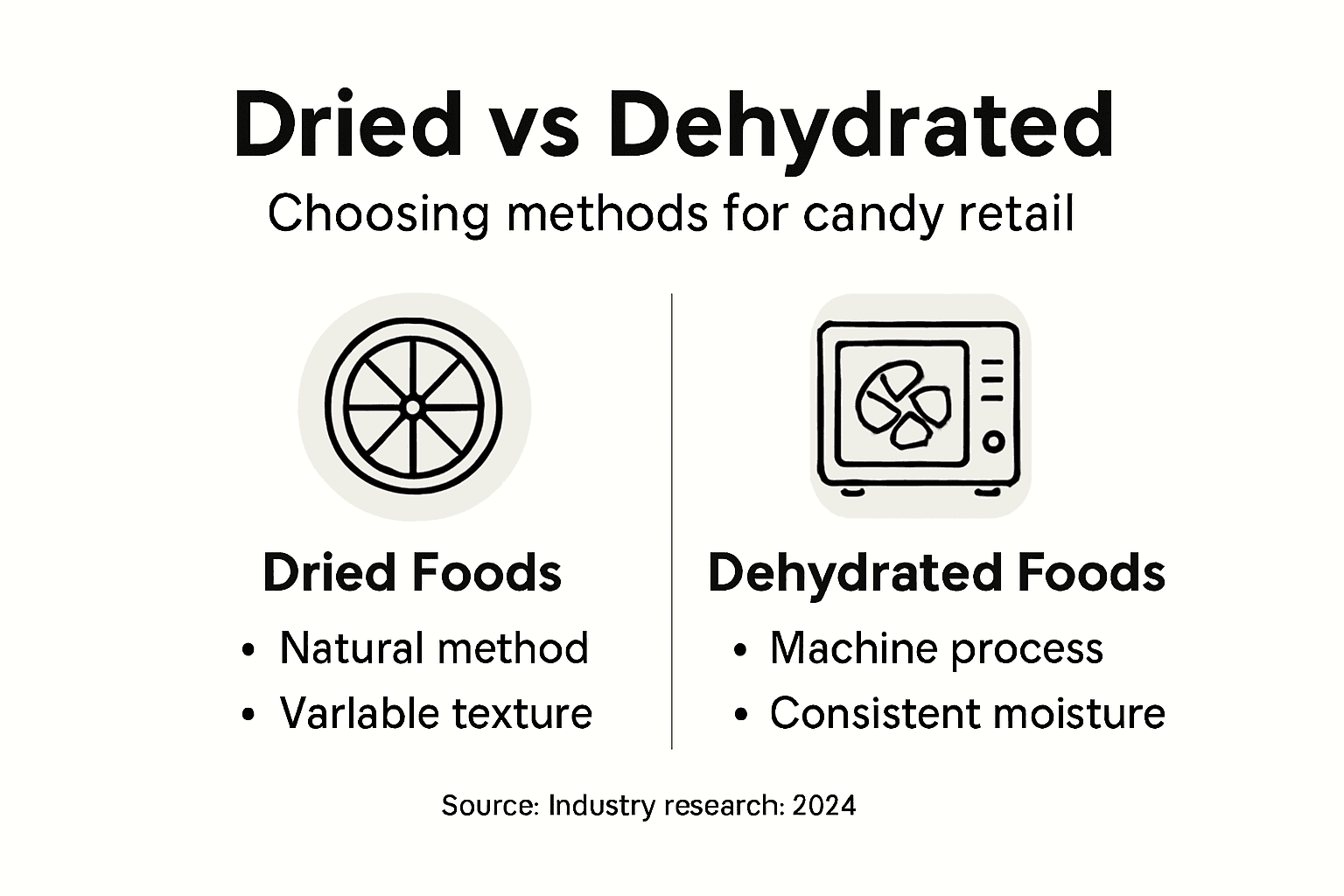 Dried vs Dehydrated: Choosing for Candy Retail – Spaceman