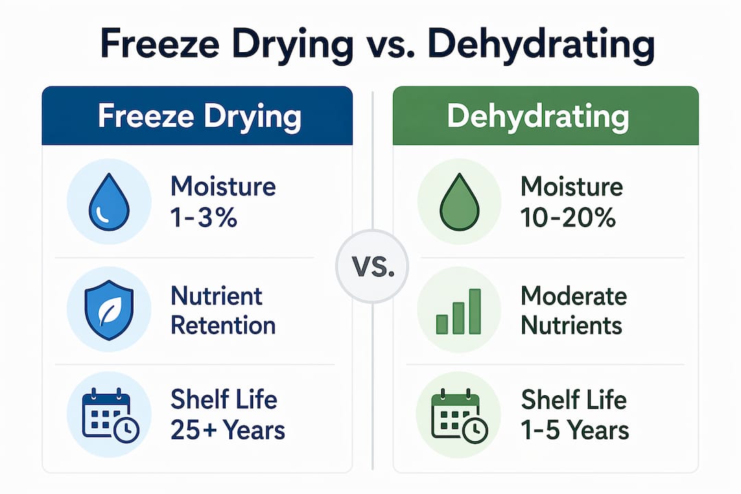 Freeze Drying vs. Dehydrating: What's the Real Difference? – Spaceman