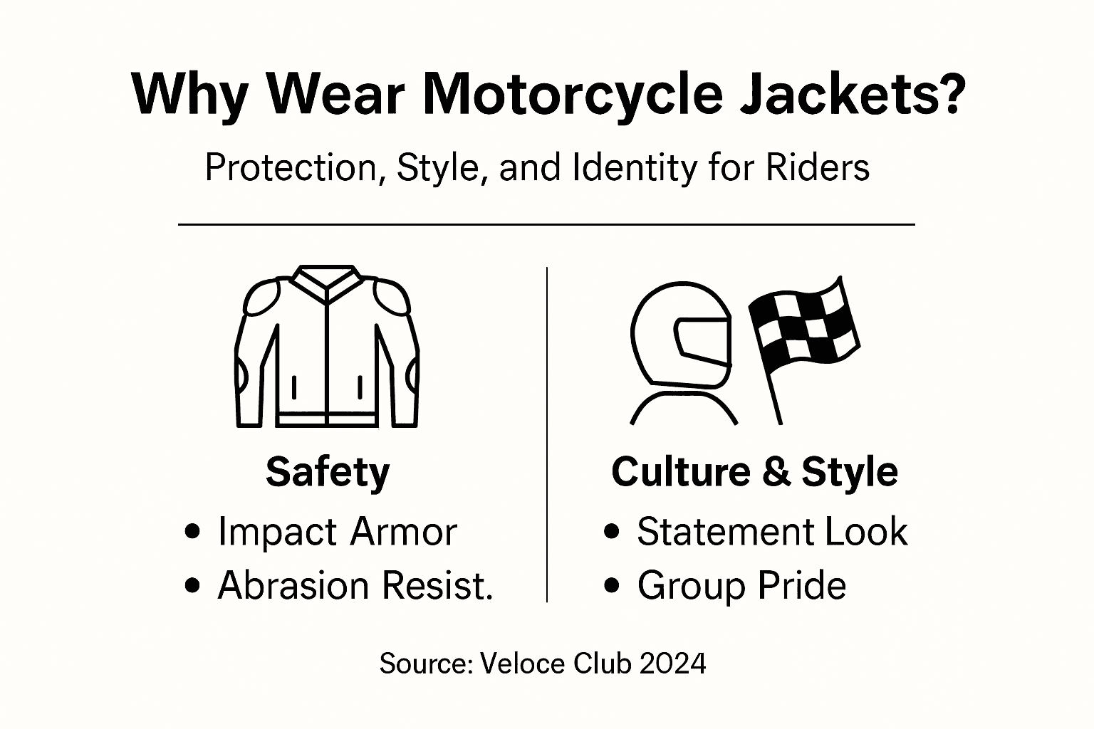 Why Wear Motorcycle Jackets: Style, Safety, Identity – Veloce Club