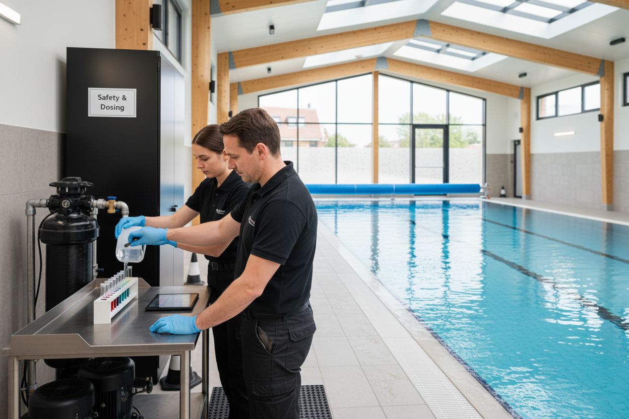 Understanding the Pool Chemical Dosing Process - ClearSpa™