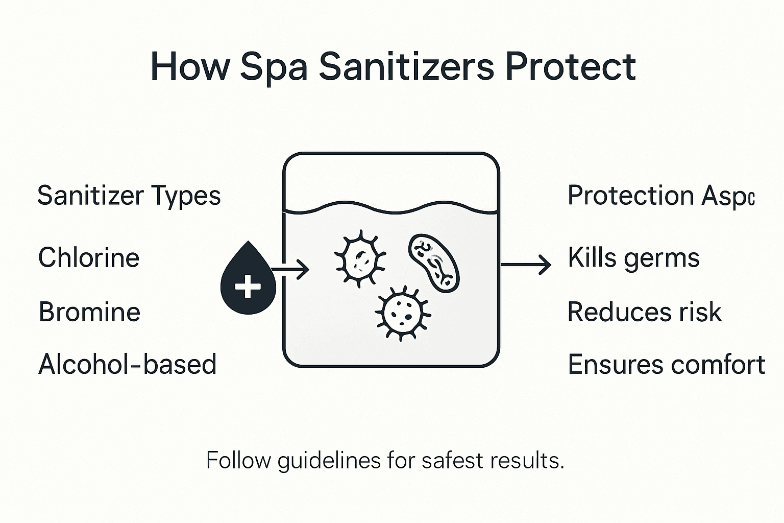 Role of Sanitizers in Spas – Safeguarding Health and Comfort - ClearSpa™