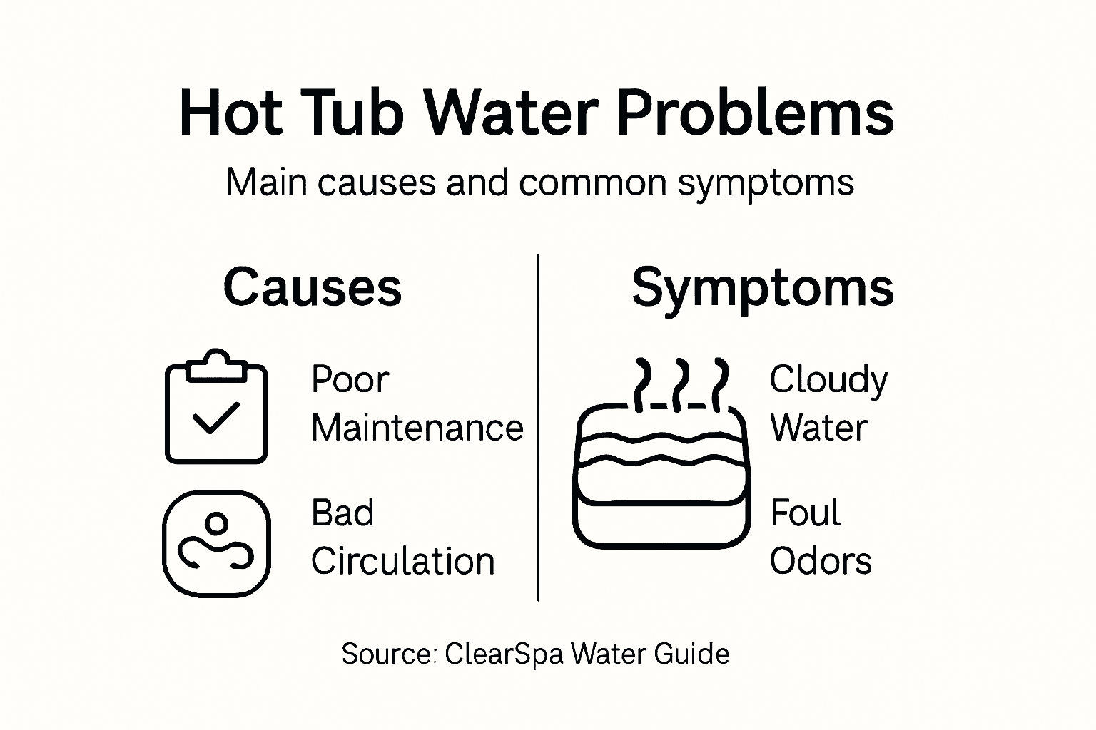 Hot Tub Water Problems – Impact on Safety and Comfort - ClearSpa™