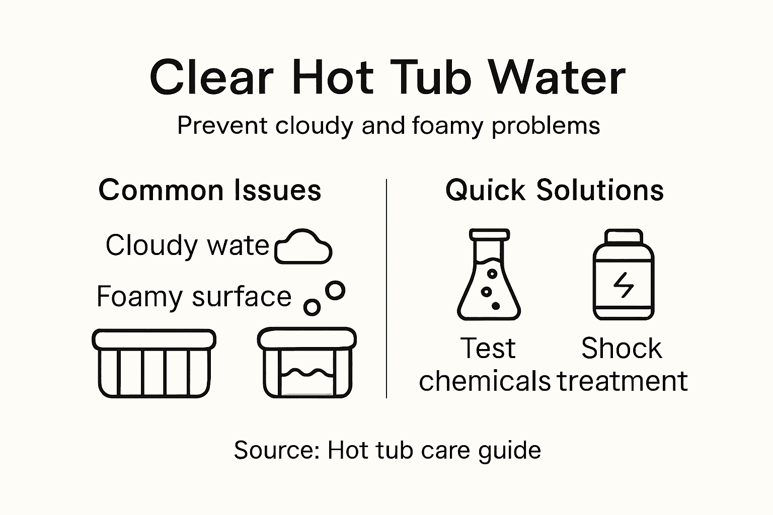Why Is My Hot Tub Cloudy and Foamy? - ClearSpa™