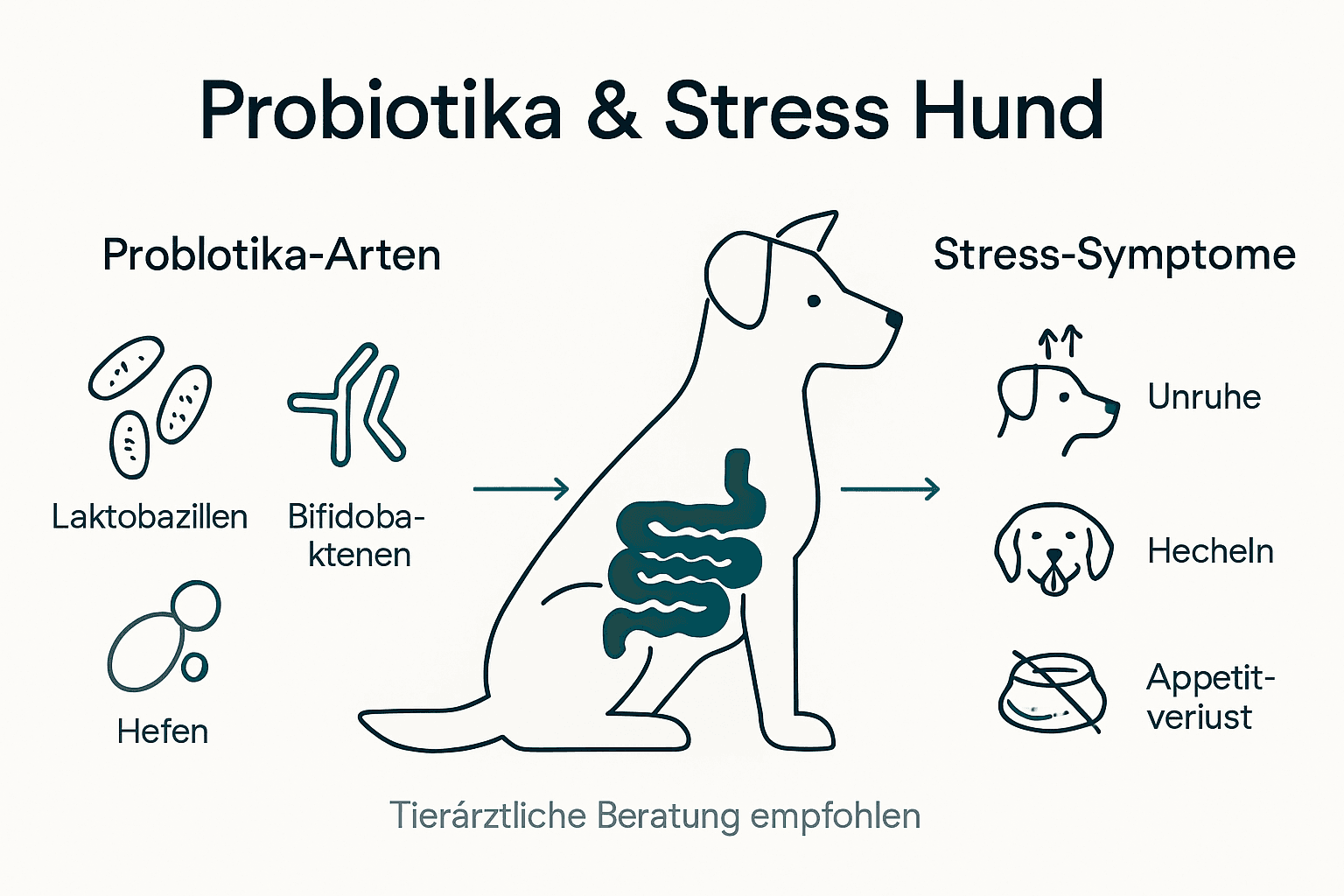 Warum Probiotika bei Stress für Hunde wirken – Natureflow Pets