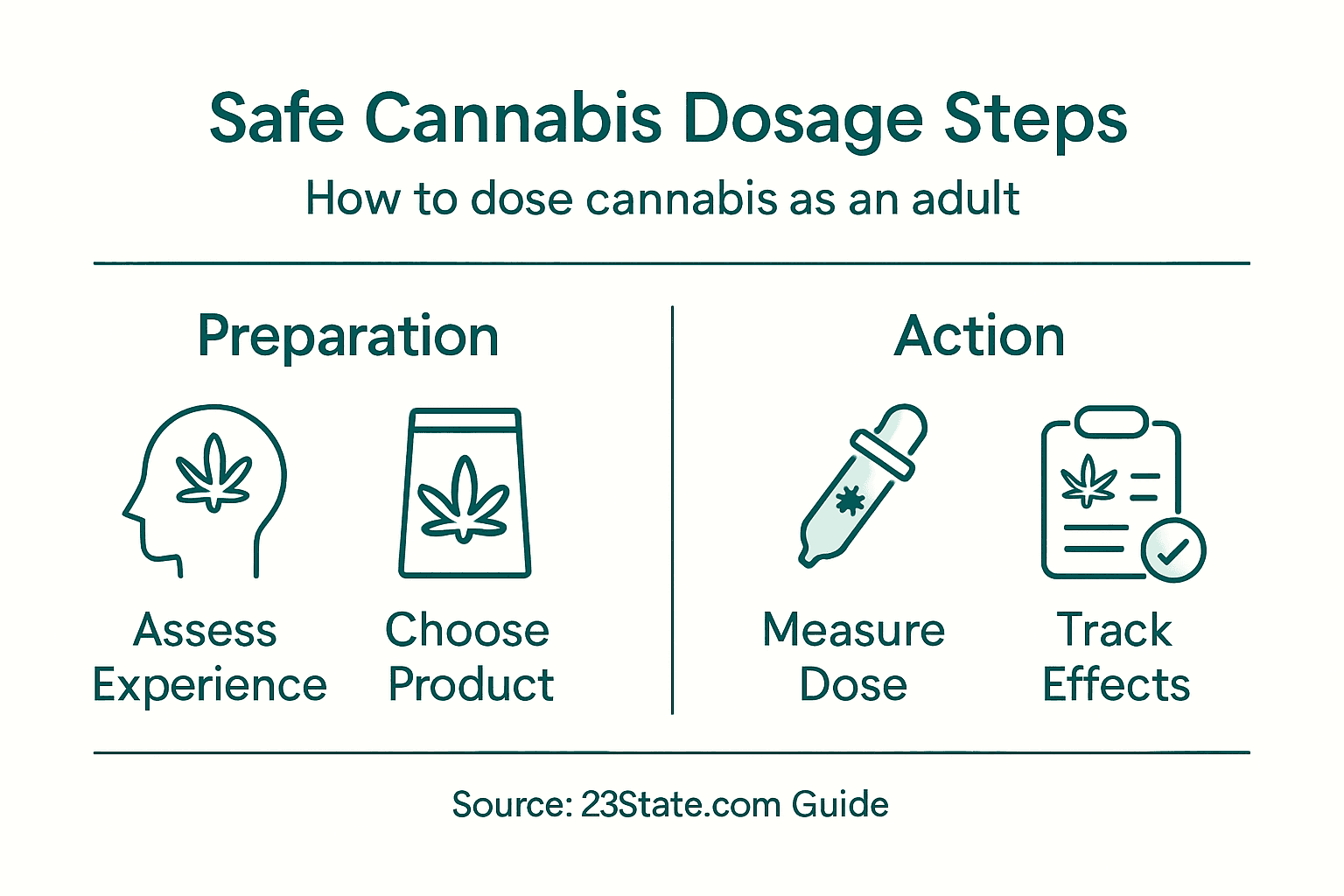 Step-by-Step Guide to Safe Cannabis Dosages for Adults