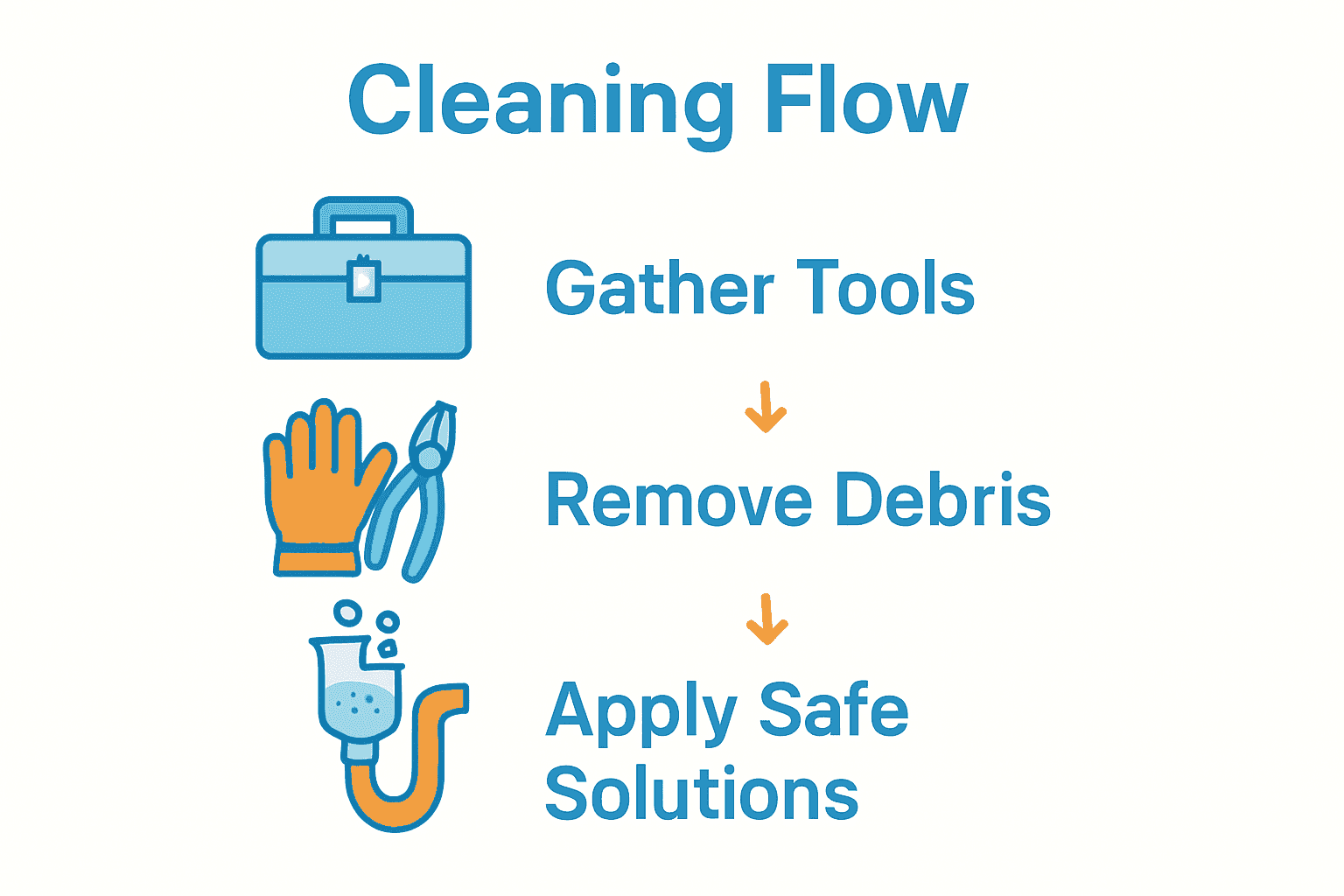 Step by Step Drain Cleaning for Clear, Safe Pipes - 8th Bend Plumbing ...