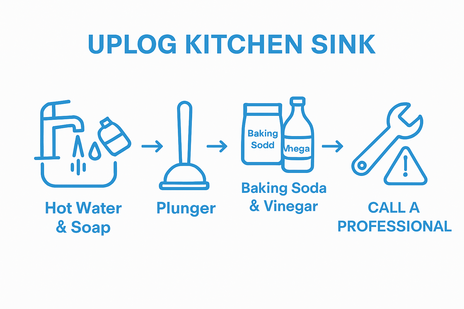 Kitchen Sink Not Draining? How to Unclog It Safely Today - 8th Bend ...