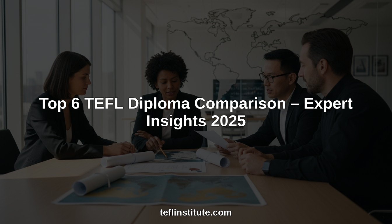Top 6 TEFL Diploma Comparison – Expert Insights 2025 | TEFL Institute