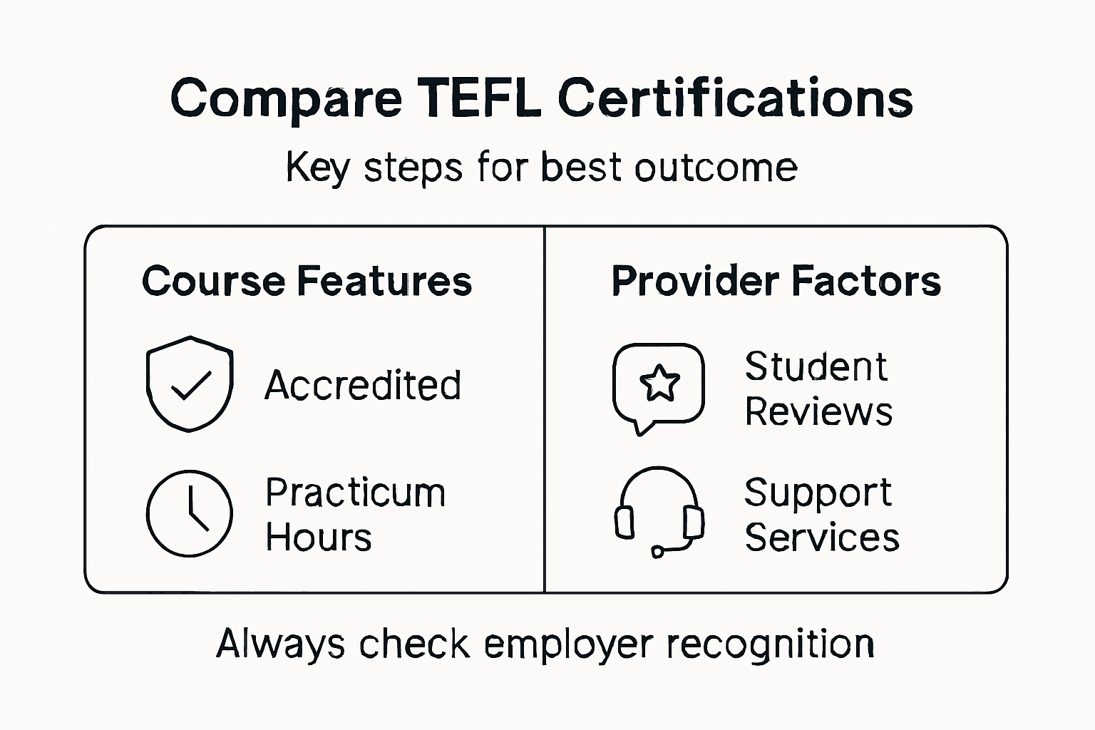 How to Compare TEFL Certifications for the Best Outcome | TEFL Institute
