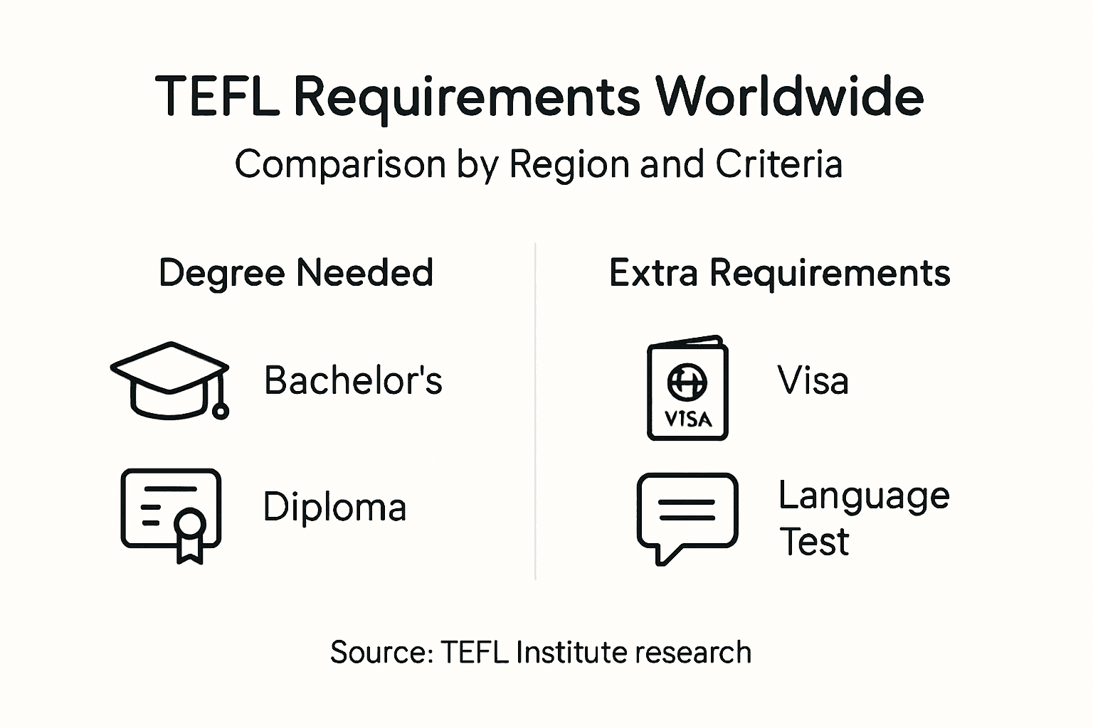 TEFL Requirements by Country: What Varies Worldwide | TEFL Institute