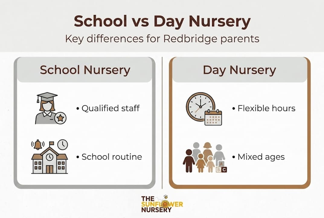 Understanding school nursery options in Ilford and Redbridge