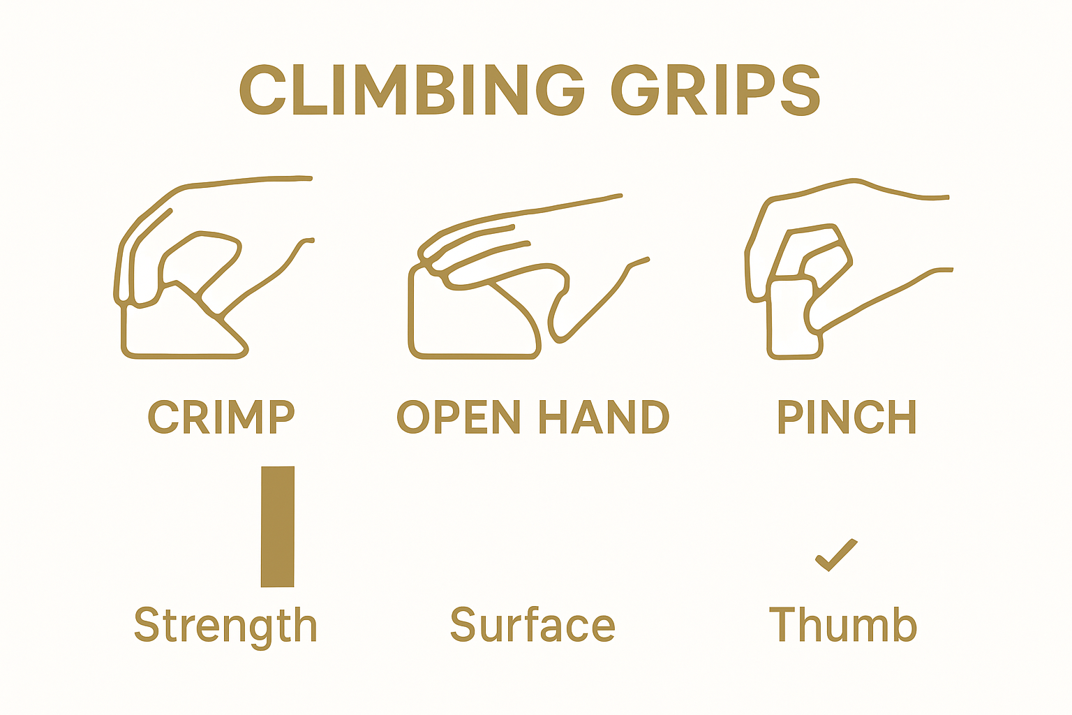 Understanding the Different Types of Climbing Grips - Gripnatic