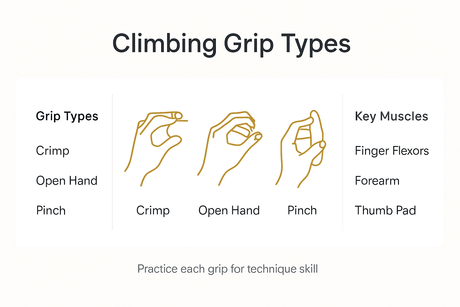 Climbing Grip Types: Boosting Strength and Technique - Gripnatic