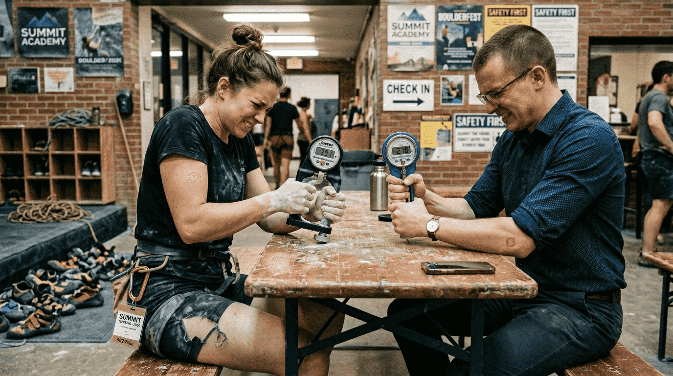 Grip strength meaning: what climbers need to know in 2026 - Gripnatic