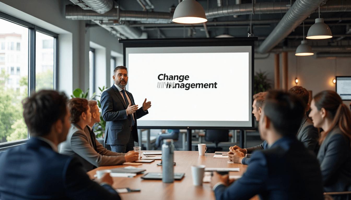 How to Implement Change Management: A 2025 Guide for Organizations - Peuneo