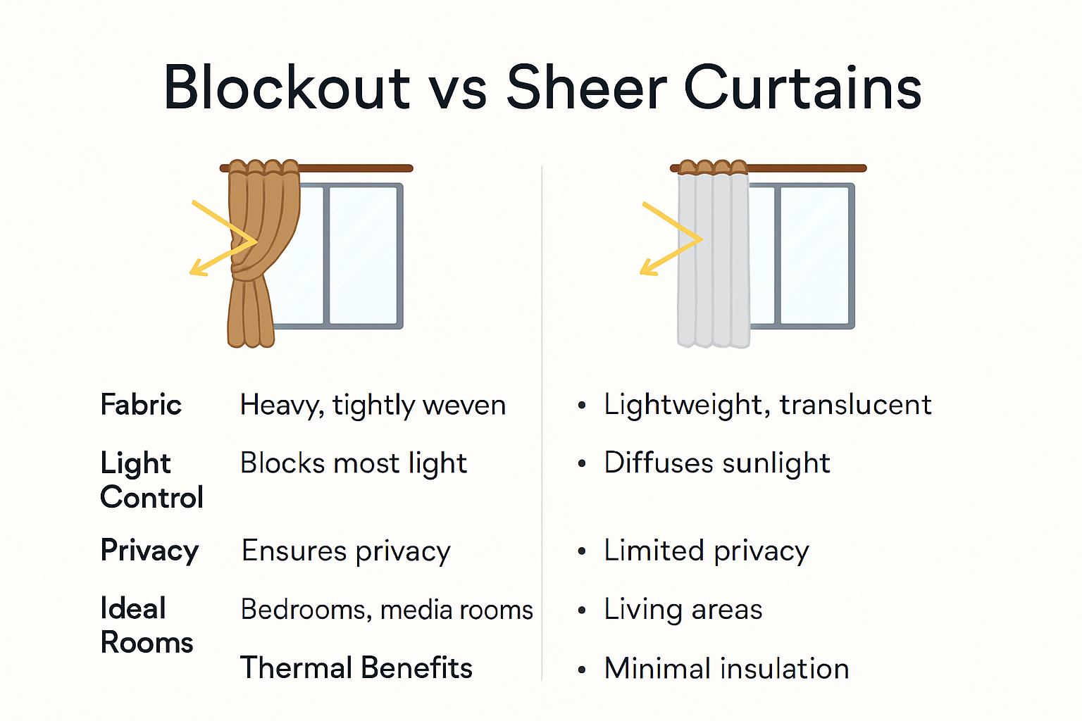 Difference Between Blockout and Sheer Curtains for Durban Homes 2025 ...
