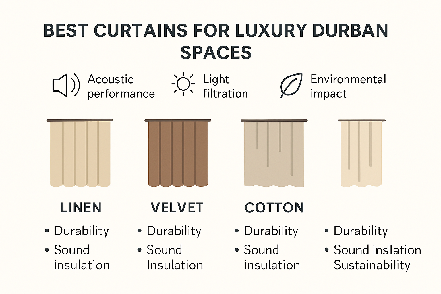 Discover the Different Types of Curtains for Durban Luxury Spaces 2025 ...
