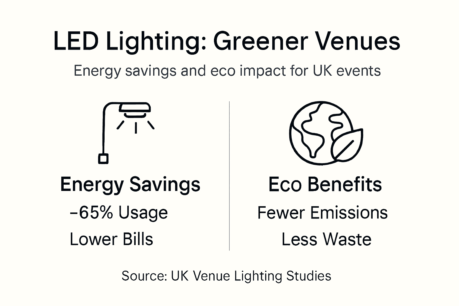 LED Street Lights: 65% Energy Savings for UK Event Venues - Mirror Balls