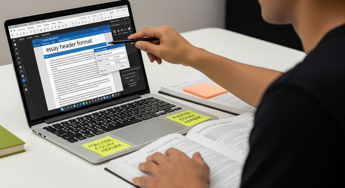 Master Essay Header Format for Academic Success