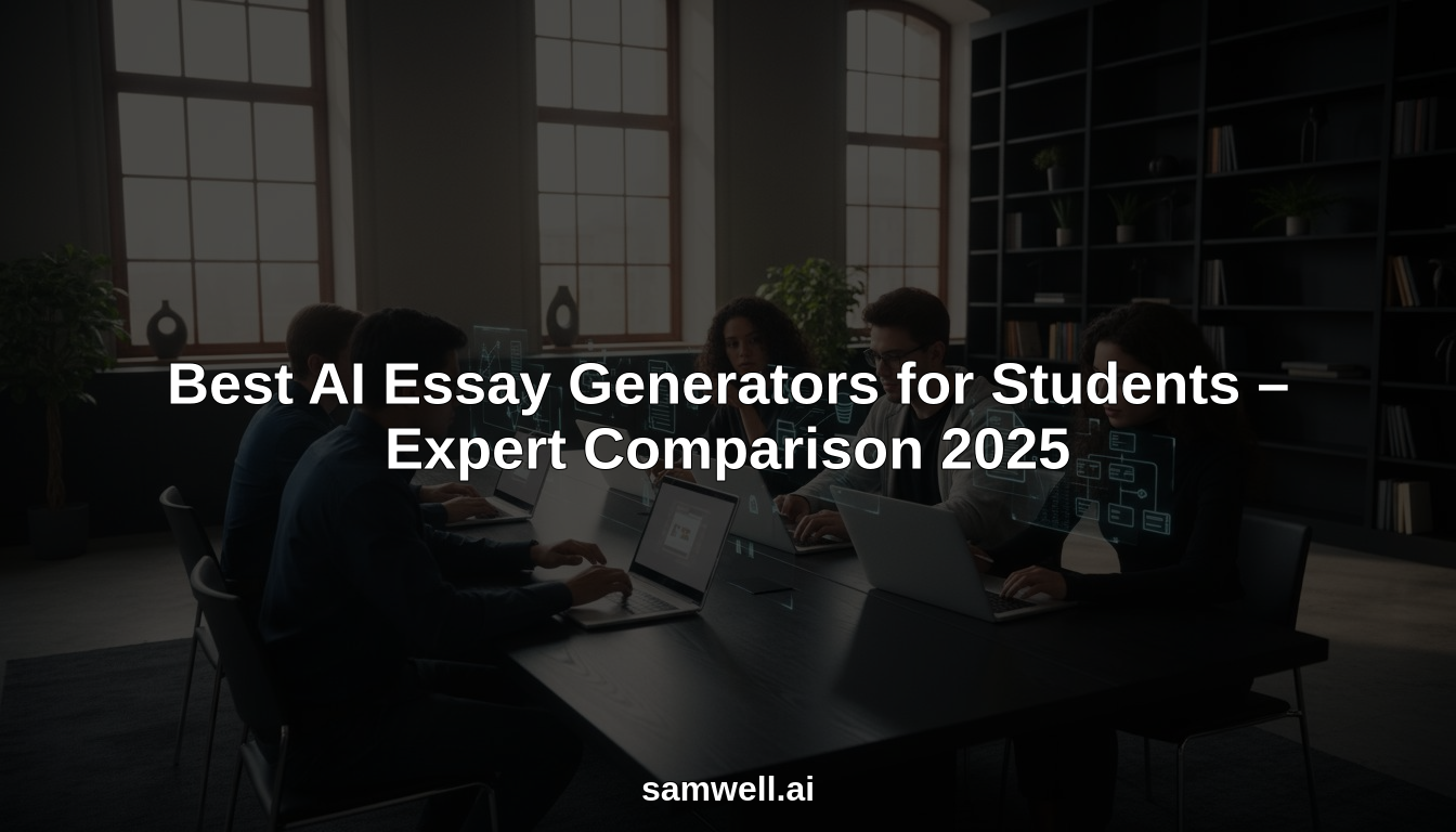Best AI Essay Generators for Students – Expert Comparison 2025