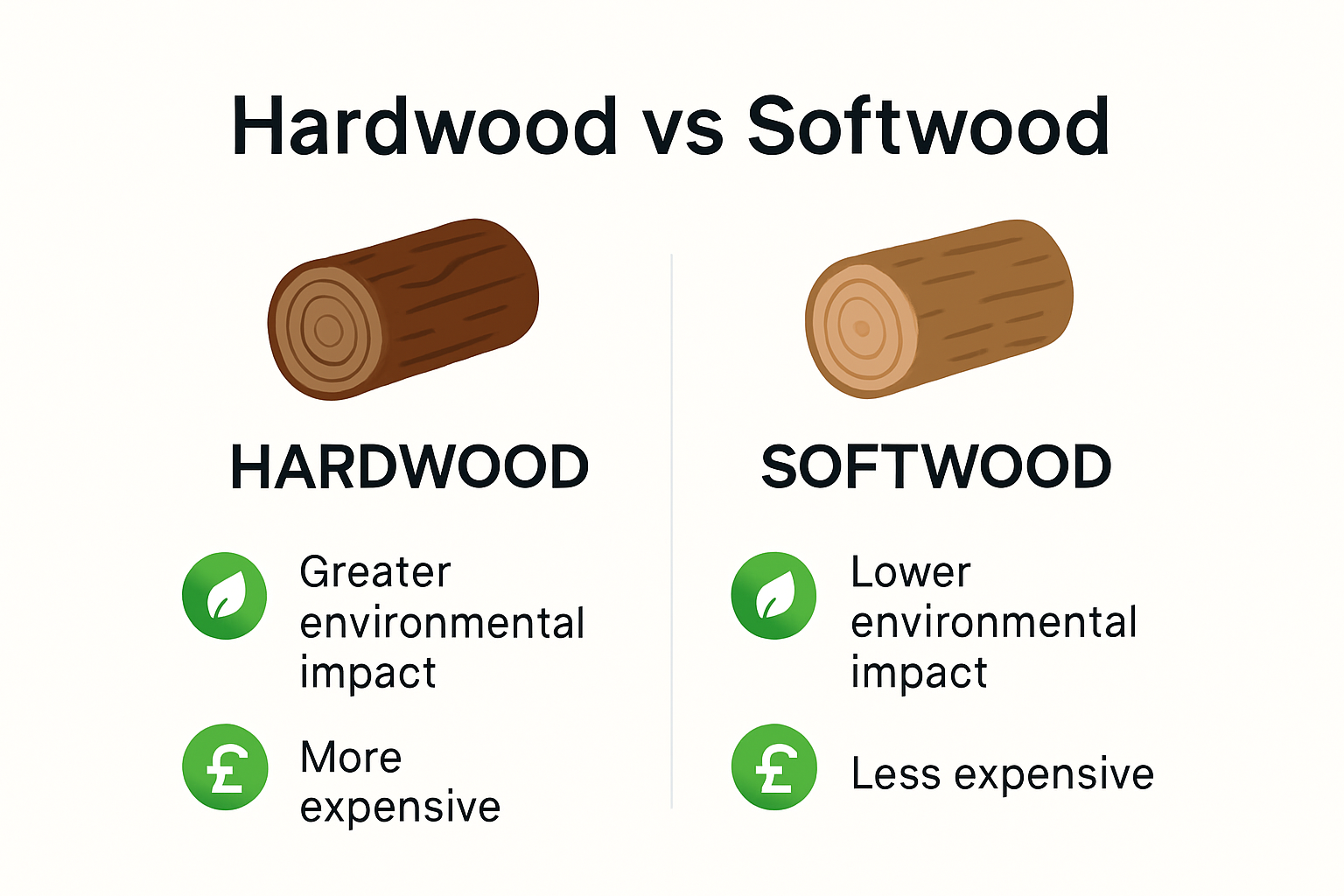 Hardwood vs Softwood Logs: Best for Firewood? | The Log Company
