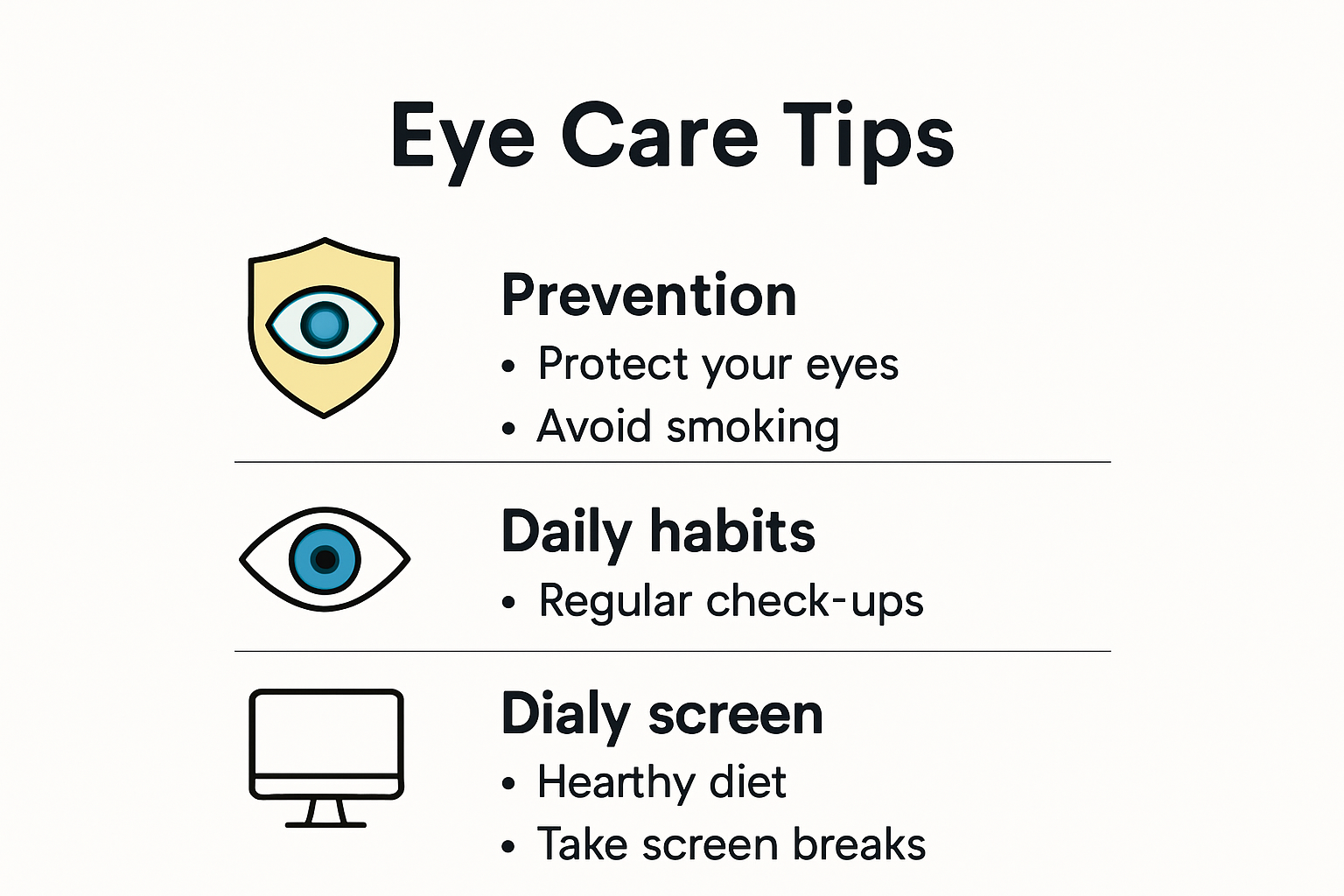 eye care guidelines