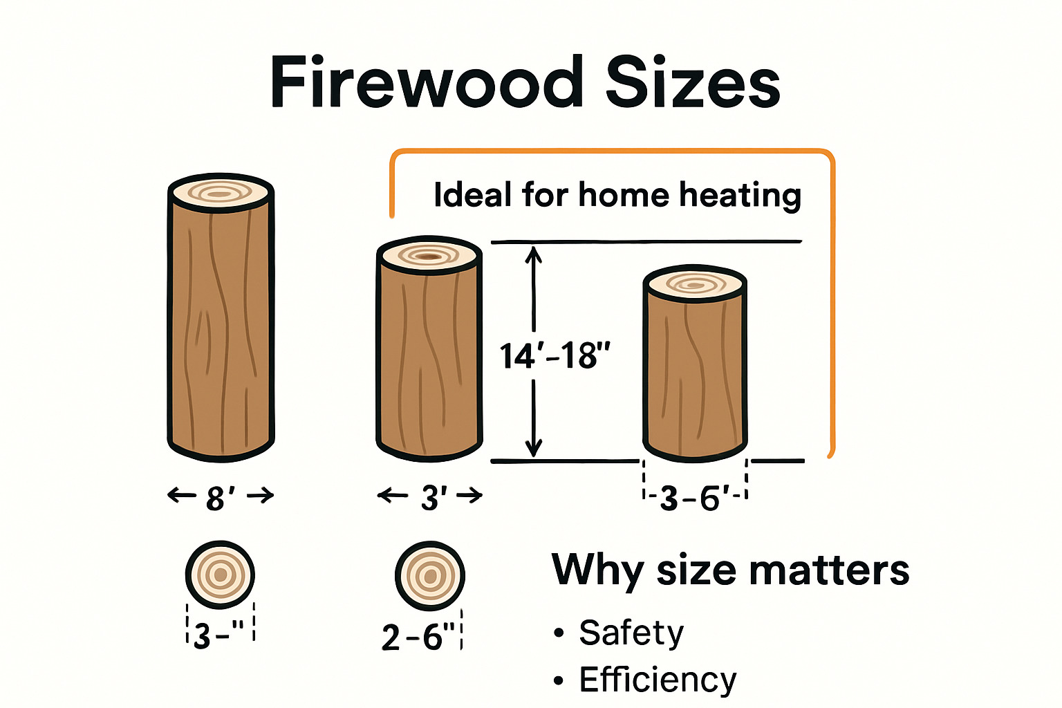 Ideal Firewood Size: The Simple Guide for Every Home in 2025