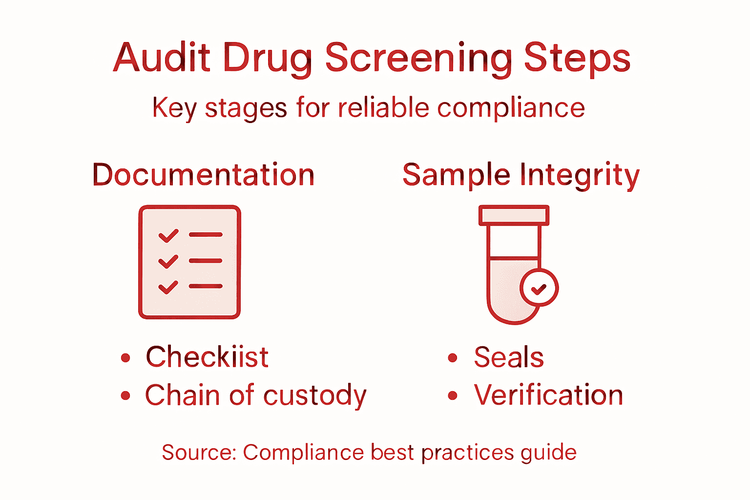 How to Audit Drug Screening for Reliable Compliance