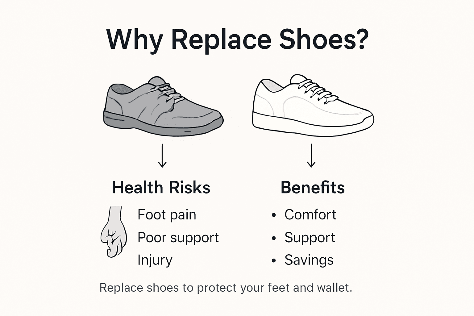 Why Replace Shoes Regularly for Foot Health – YDA UK