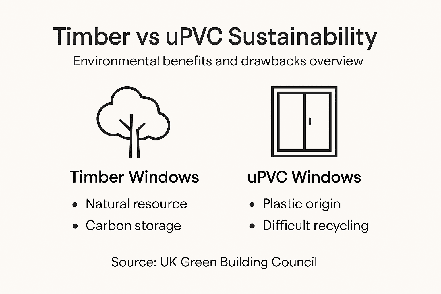 Timber vs uPVC Windows: Impact on Home Value & Comfort