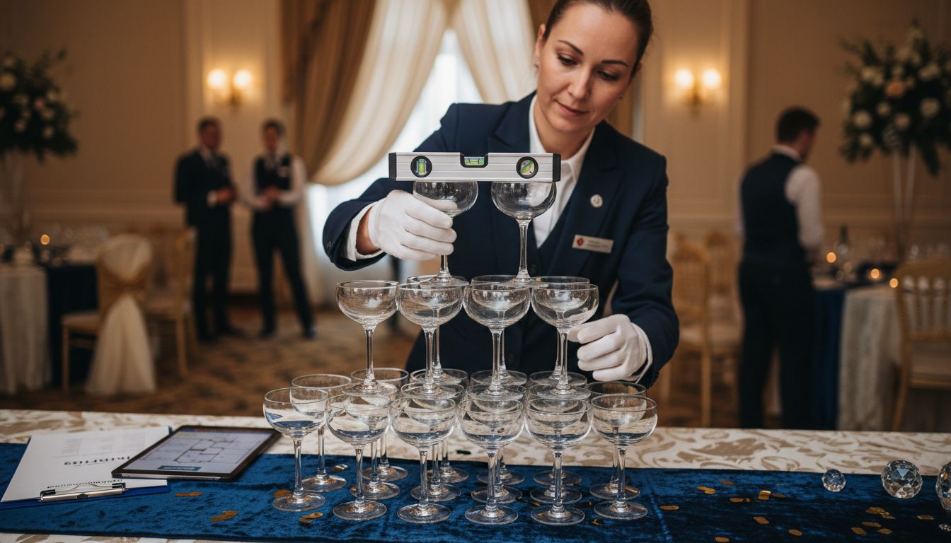 Staffed Champagne Towers: Complete Guide for Events