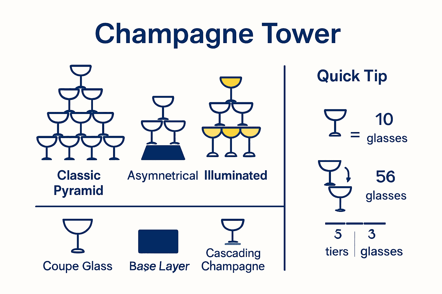 Champagne Tower Terminology: Complete Guide for Events