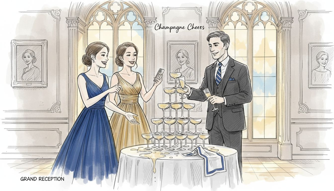 Why Use Tower Fountains for Luxe UK Events - Champagne Tower Hire