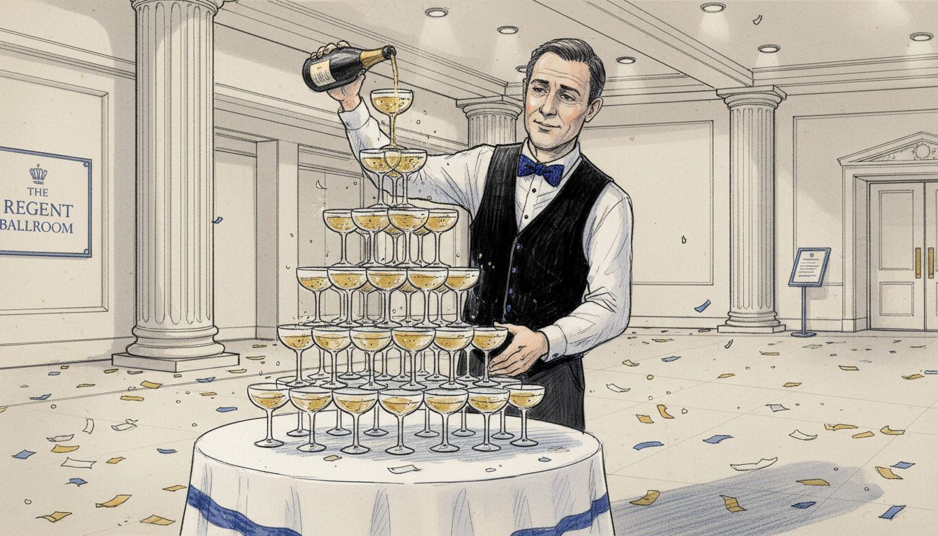 Beverage Display Styling – Creating Visual Impact - Champagne Tower Hire