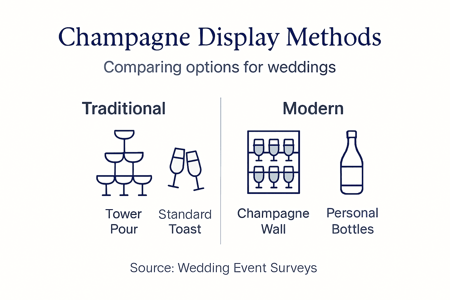 Champagne in Weddings: Boost Guest Engagement by 25%